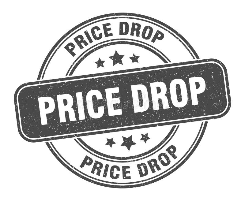 Price Drop Stamp. Price Drop Round Grunge Sign Stock Vector ...