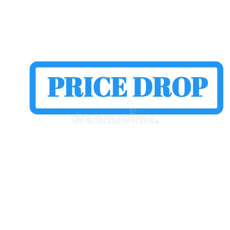 Price Drop Stamp.with White Background Stock Illustration ...