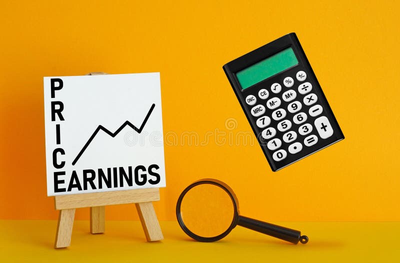 Price Earnings Ratio PER is Shown Using the Text Stock Photo - Image of ...