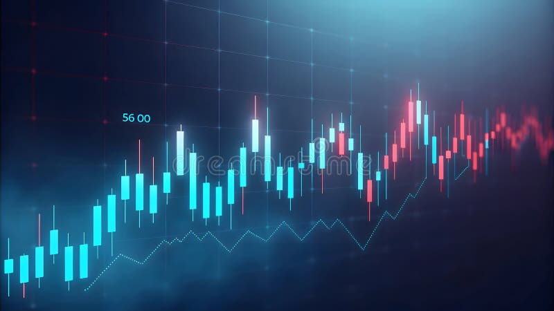 Technical Trading Chart - AI Generated Financial Data Visualization ...