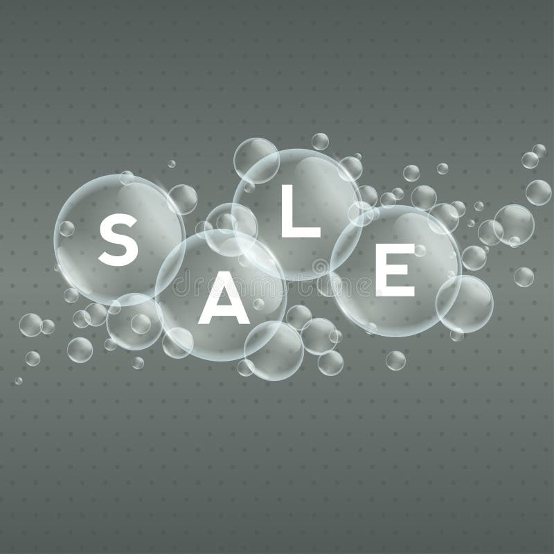 Price Labels in Bubbles. Sale Stock Illustration - Illustration of ...
