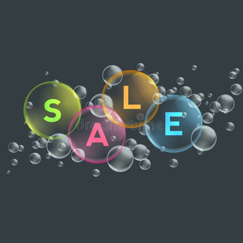 Price Labels in Bubbles. Sale Stock Vector - Illustration of buyer ...