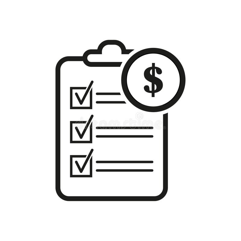 Price List Icon. Shopping List Icon. Vector Illustration. EPS 10 Stock ...