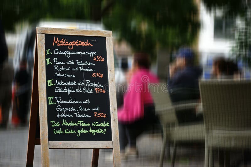 Price Map lunch stock image. Image of restaurant, food - 60691655