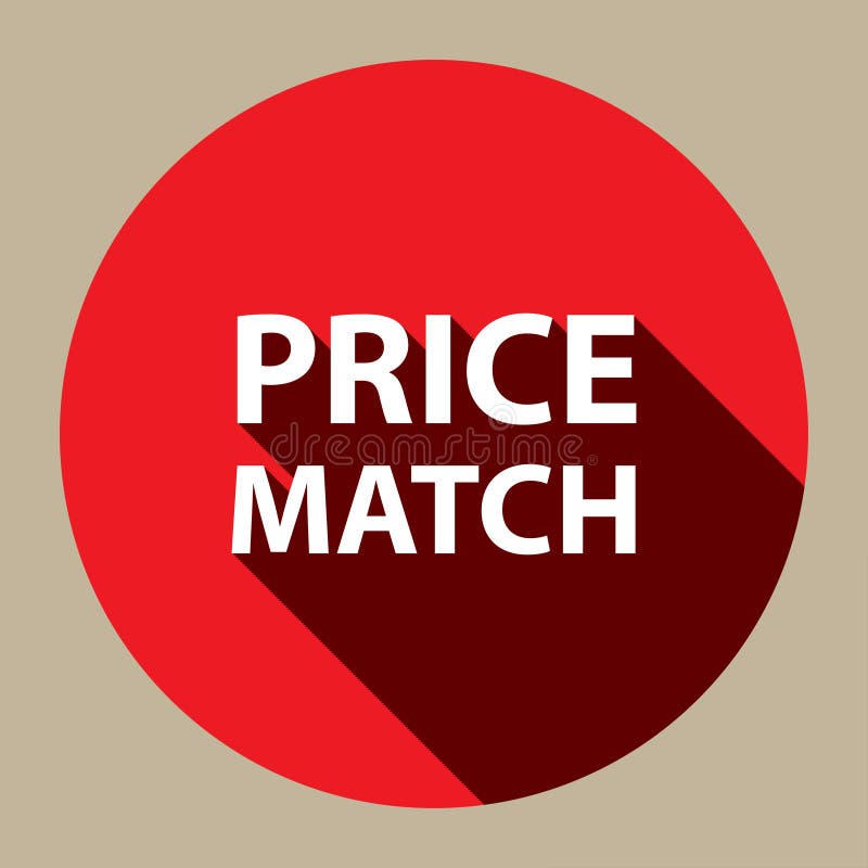 Price Match Guarantee Gold Label Sign Template Stock Vector ...