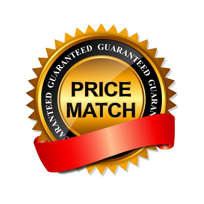 Price Match Guarantee Gold Label Sign Template Stock Vector ...