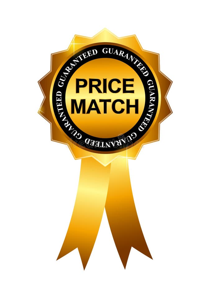Price Match Guarantee Gold Label Sign Template Stock Vector ...