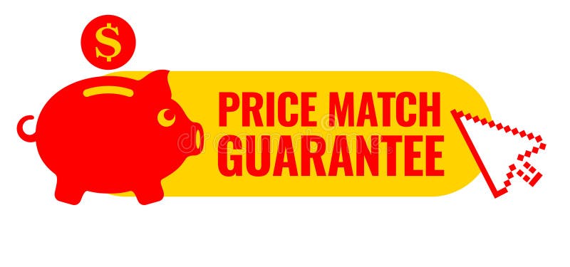 Price match guarantee stock vector. Illustration of competitive - 344782728