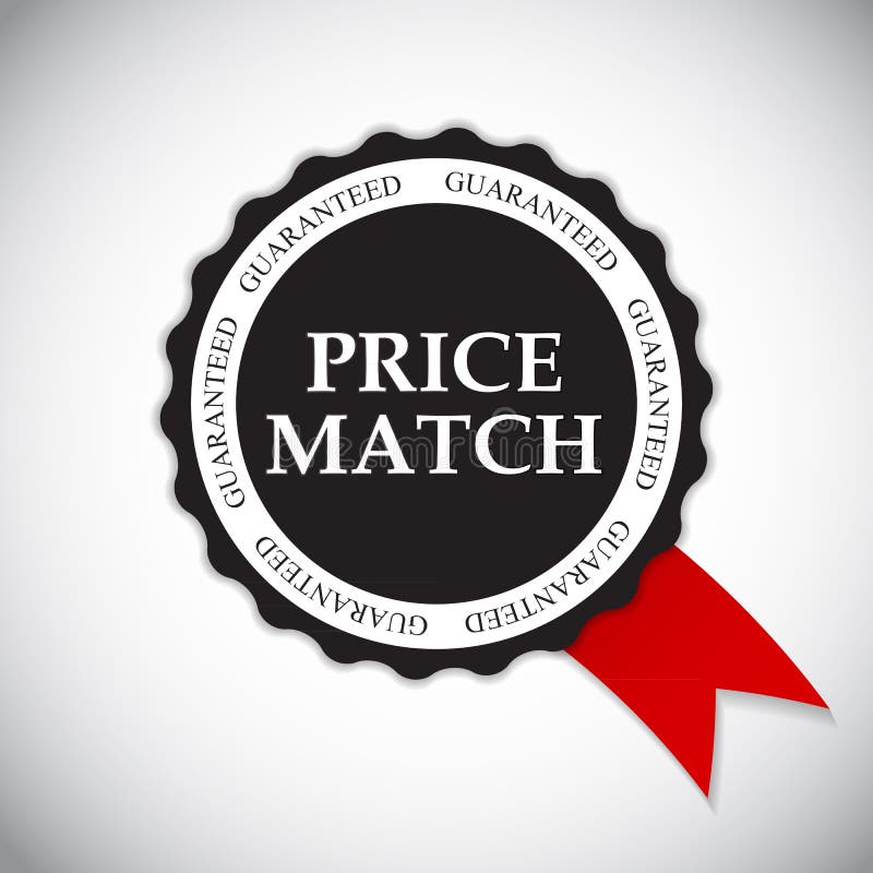 Price Match Label Vector Illustration Stock Vector - Illustration of ...