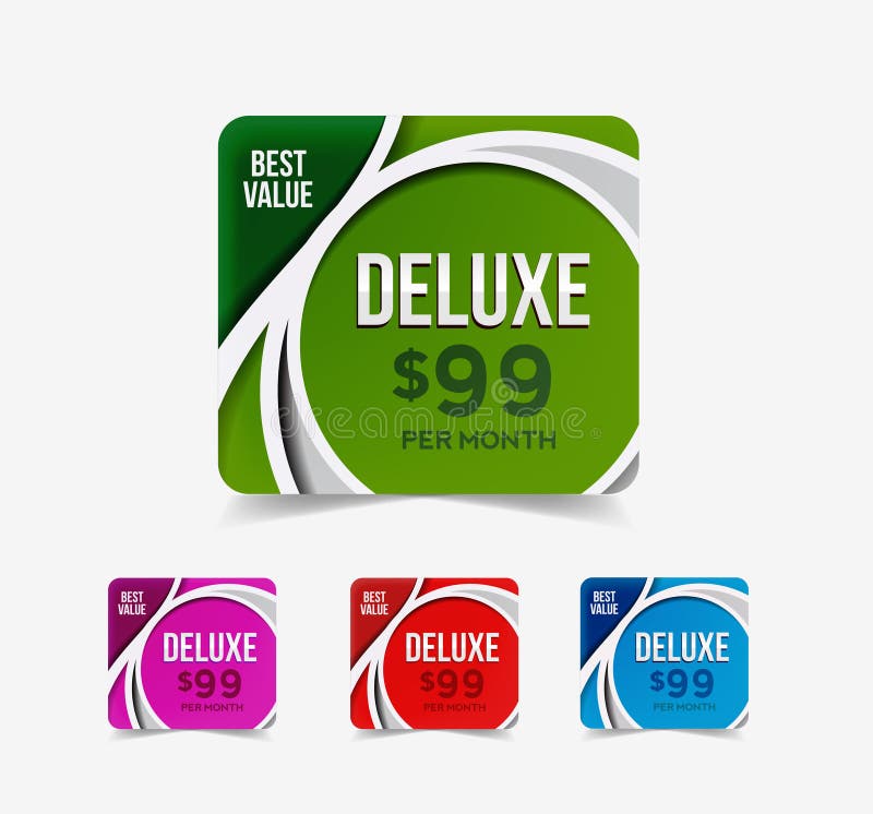 Price Menu Design Template stock vector. Illustration of interface ...