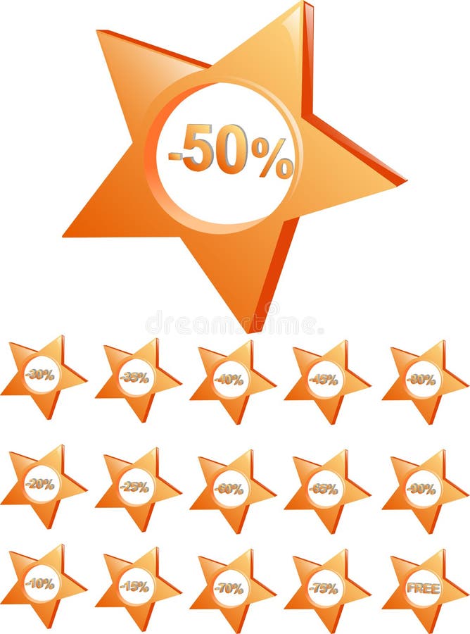 Price off stock vector. Illustration of percent, abstract - 12822695