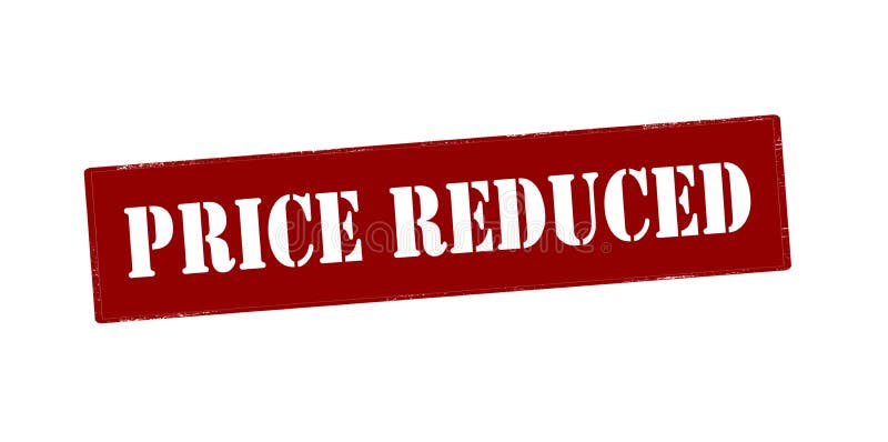 Price Reduced Banner on Bright Purple Background Stock Vector ...