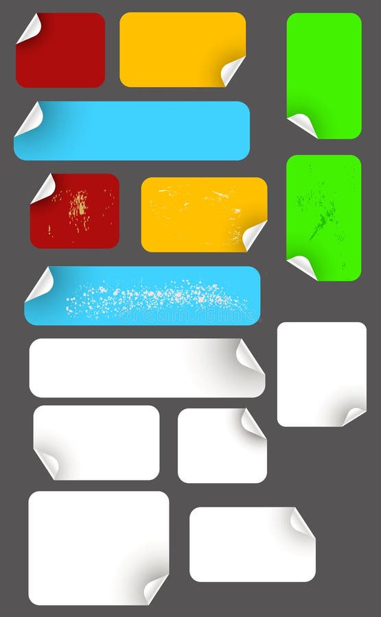 Price stickers stock vector. Illustration of bended, emblem - 19375939