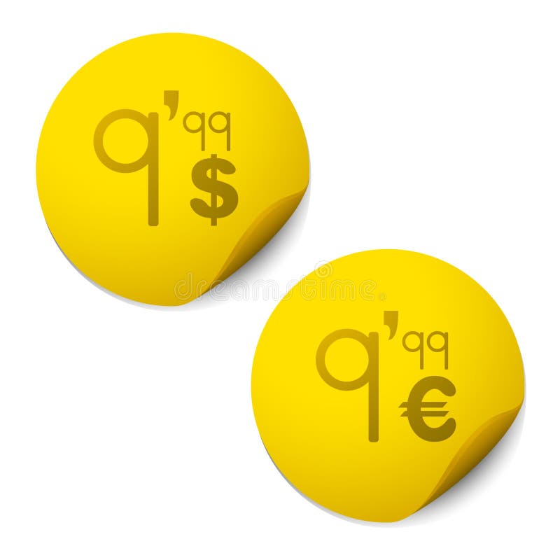 Price symbols stickers stock vector. Illustration of price - 240481637