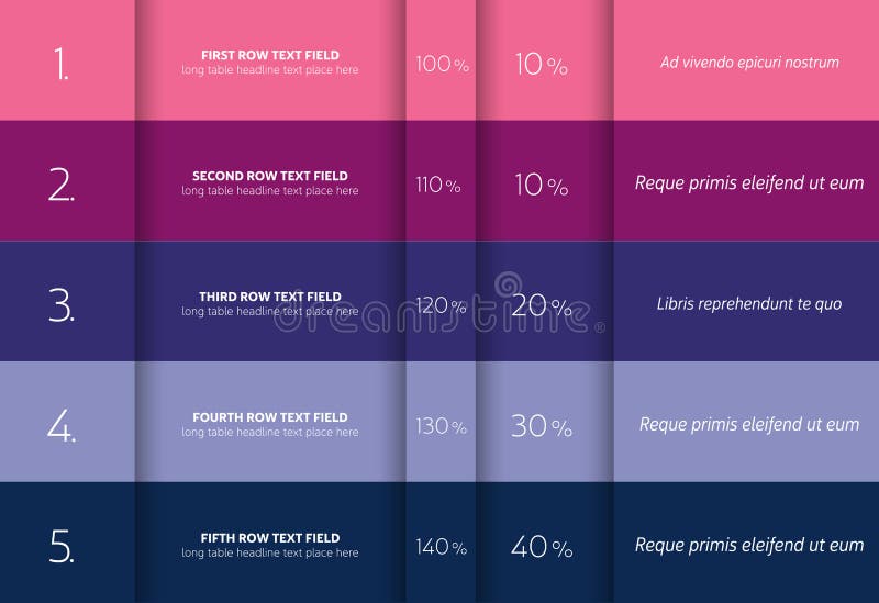 Price Table, Template, Pricing Banner, Chart. Infographics Element ...