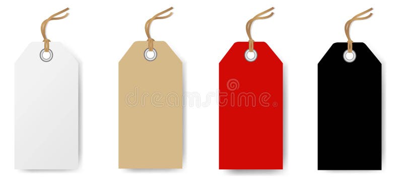 Price Tag Big Set Isolated stock vector. Illustration of retailer ...