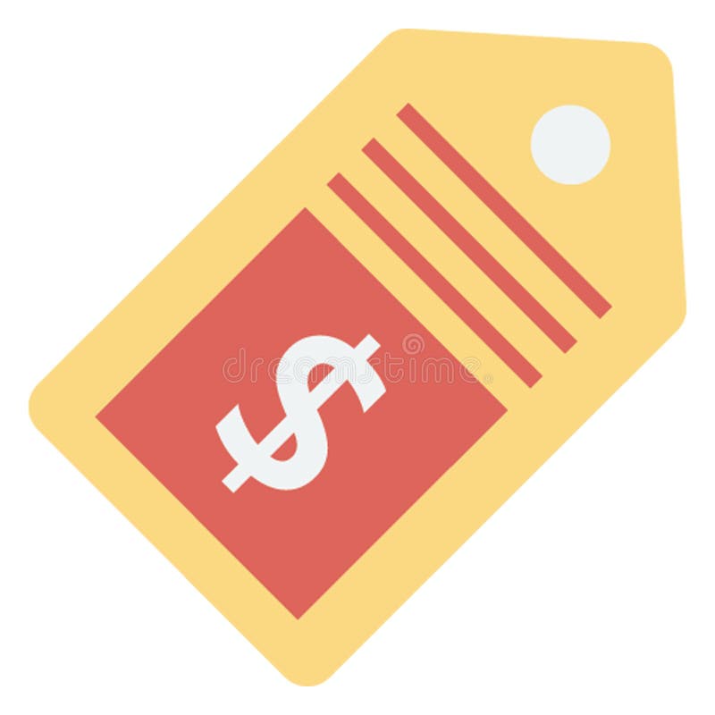 Price Tag Color Vector Icon Which Can Easily Modify or Edit Stock ...