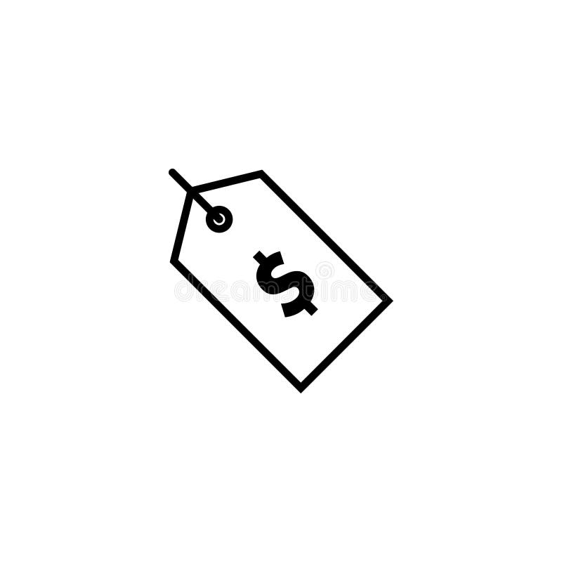 Price Tag Graphic Design Template Vector Isolated Stock Vector ...