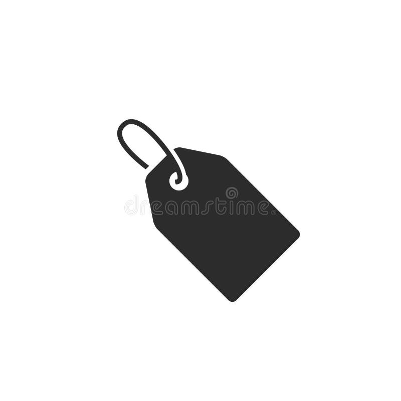 Price Tag Icon, Vector Isolated Flat Design Illustration Stock Vector ...