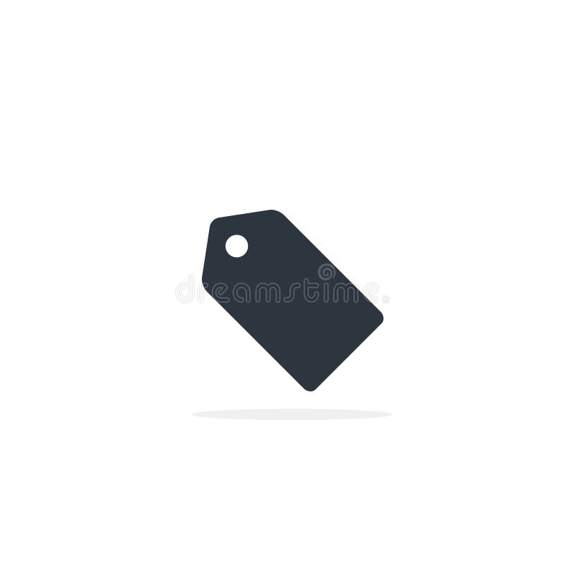 Price Tag Icon, Vector Simple Flat Symbol Stock Vector - Illustration ...