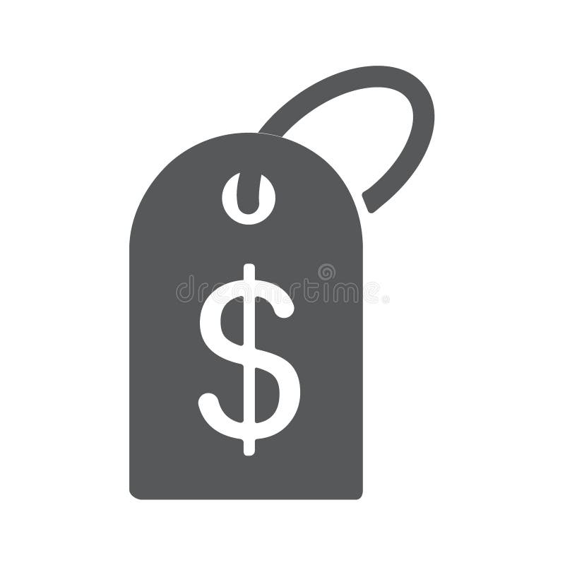Price Tag Icon. Vector Style is Flat Iconic Symbol Stock Vector ...