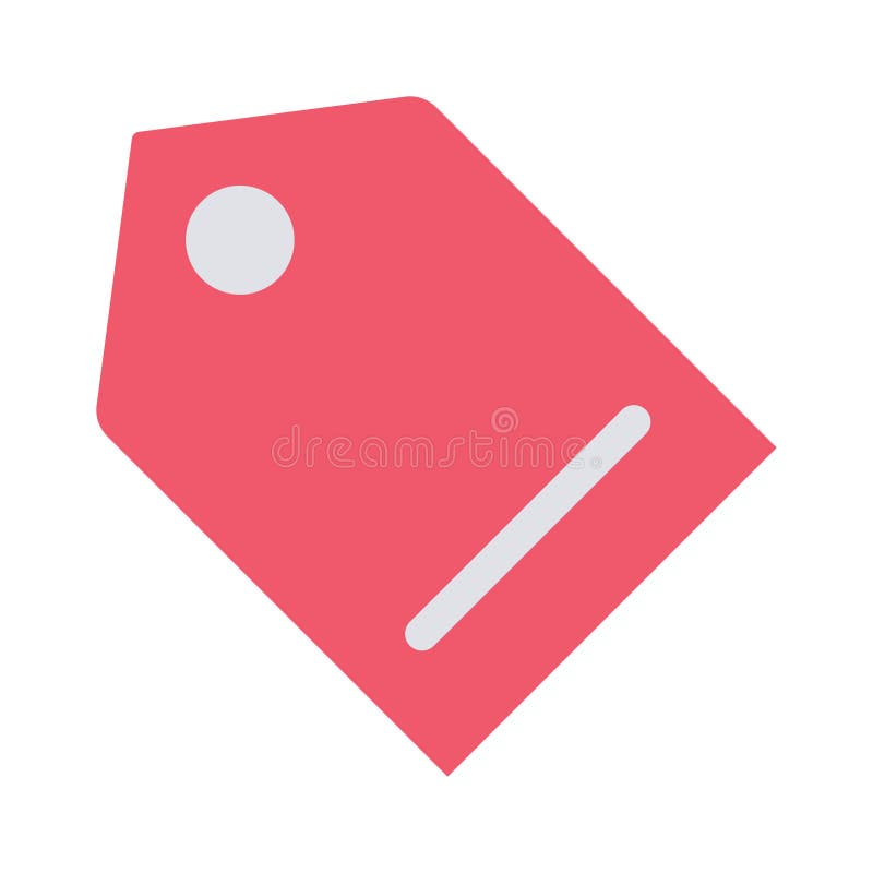 Price Tag Isolated Vector Icon Which Can Easily Modify or Edit Stock ...