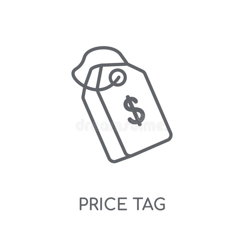 Price Tag Icon. Trendy Price Tag Logo Concept on White Background from ...