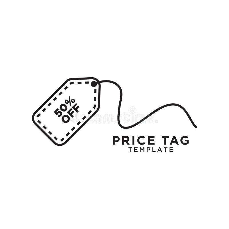Price tag logo template stock vector. Illustration of sign - 120622647