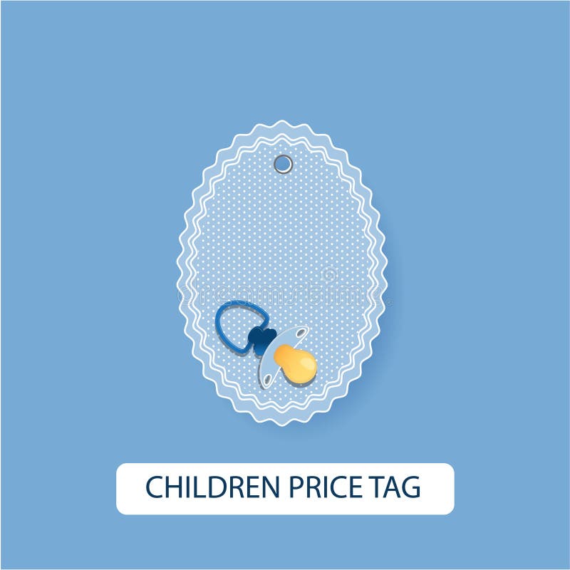 Children Price Tags Teddy Bears Stock Illustration - Illustration of ...
