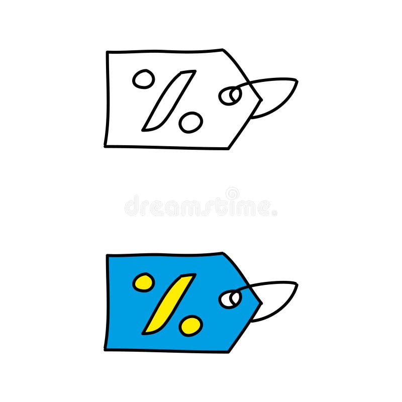 Price tag 8 stock vector. Illustration of blue, vector - 305081376