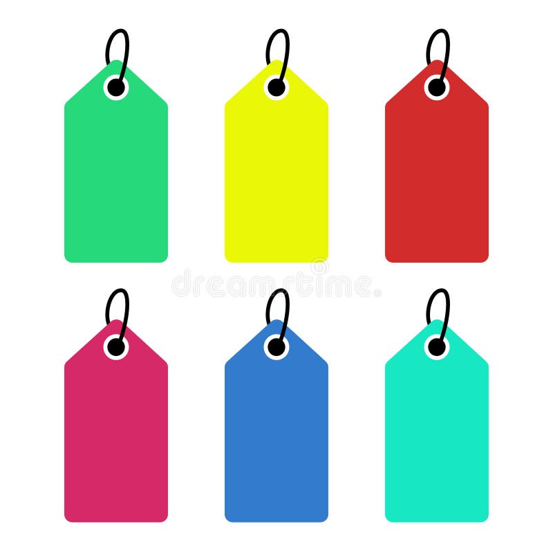 Price Tag Set stock vector. Illustration of paper, business - 114362383