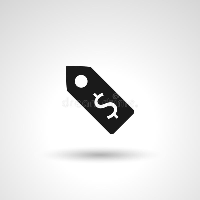 Price Tag Sign. Tag Isolated Simple Icon Stock Vector - Illustration of ...