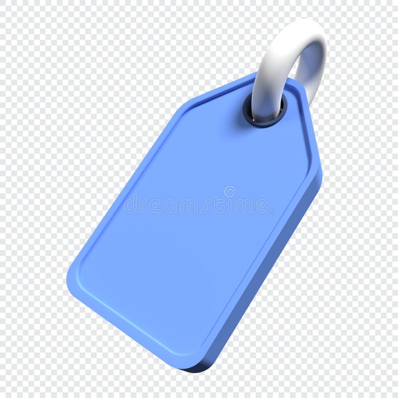 Price Tag with String. Blank Price Tag. Label Icon 3d Rendering Stock ...