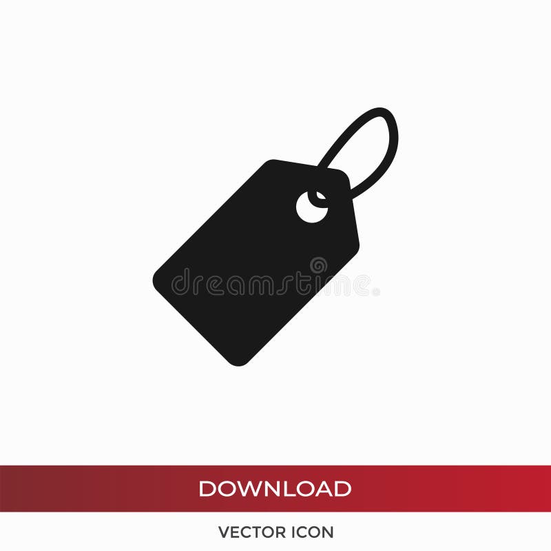 Price Tag Vector Icon in Modern Design Style for Web Site and Mobile ...