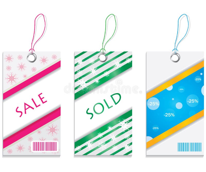 Price tags stock vector. Illustration of gift, cheerful - 17341968