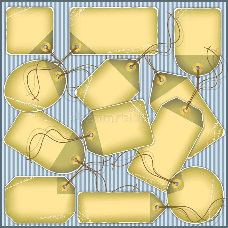 Price Tags, Labels stock vector. Illustration of faded - 46153268