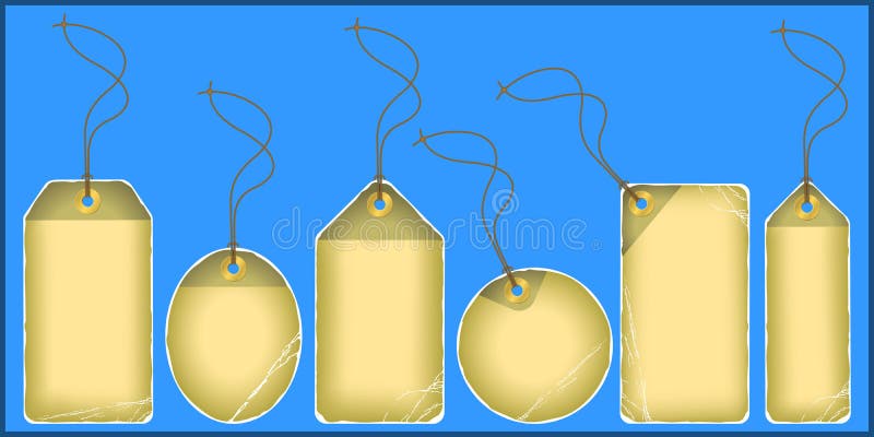 Price Tags, Labels stock vector. Illustration of vintage - 48120627