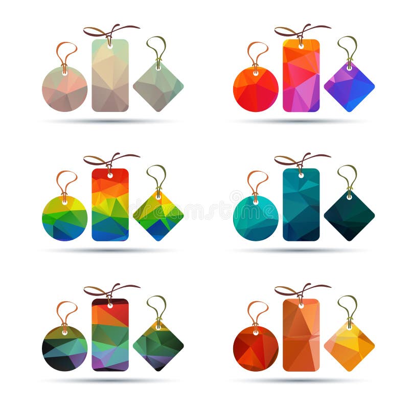 Stylized tags with owls stock illustration. Illustration of black ...