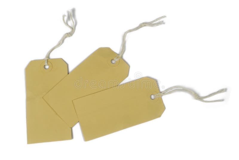 Price Tags Tied with String Stock Photo - Image of word, hang: 7323450