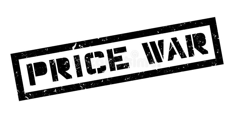 Price War rubber stamp stock illustration. Illustration of pricing ...