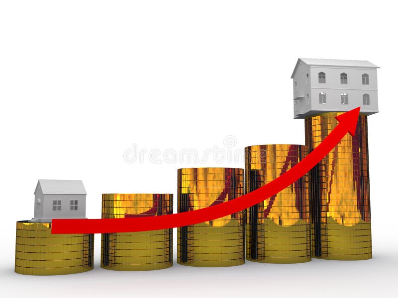 Real Estate Investment Chart Stock Illustration - Illustration of ...