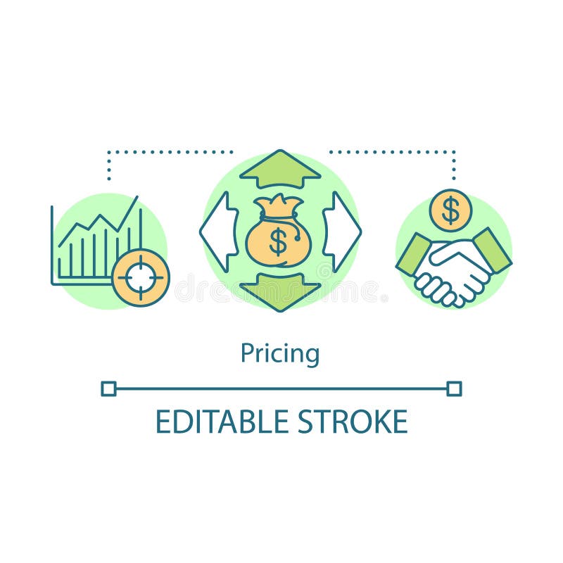 Pricing Concept Icon. On Demand Economy Benefit Idea Thin Line ... Pricing Concept Icon. On Demand Economy Benefit Idea Thin Line ...