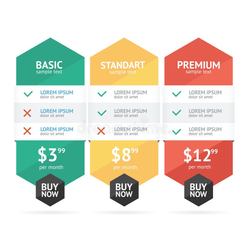 Pricing List. Vector stock vector. Illustration of advertise - 61330185