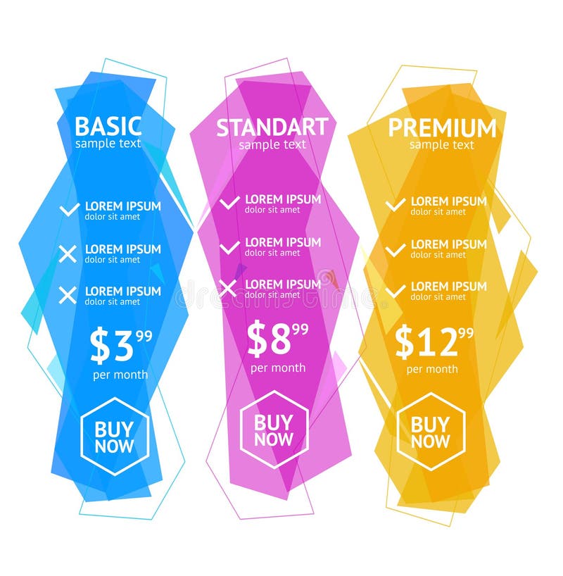 Pricing List. Vector stock vector. Illustration of check - 61329679