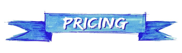 Pricing ribbon stock vector. Illustration of background - 146027107