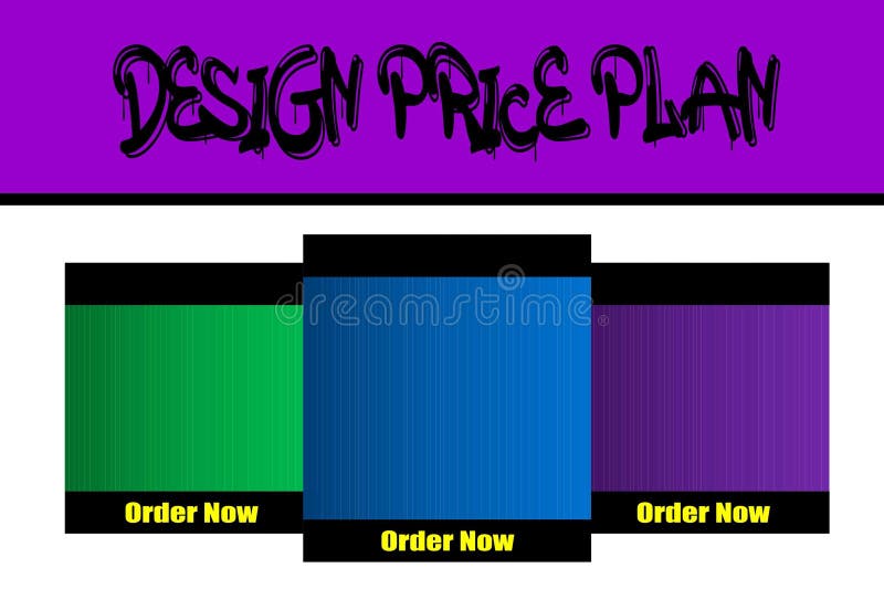 Pricing Table, Subscription Plans Comparison Design Template with Glass ...