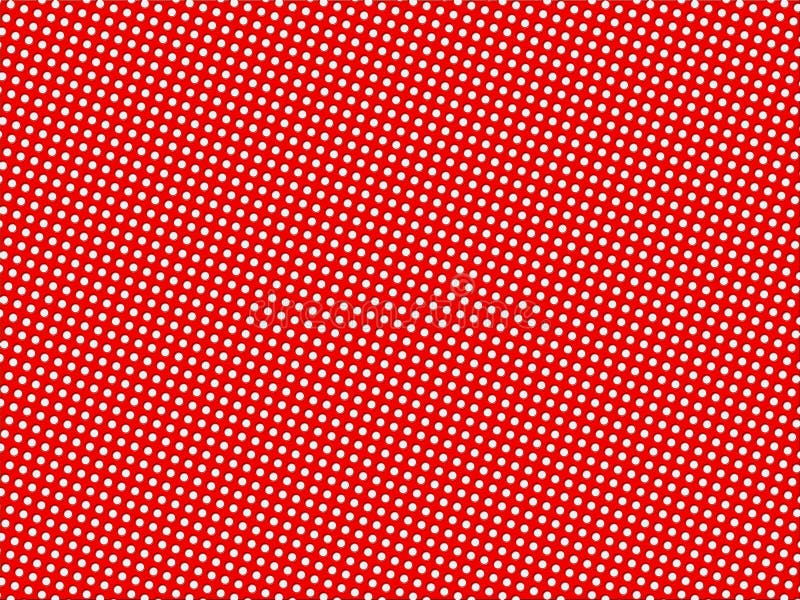 Röd prickig bakgrund stock illustrationer. Illustration av geometriskt ...