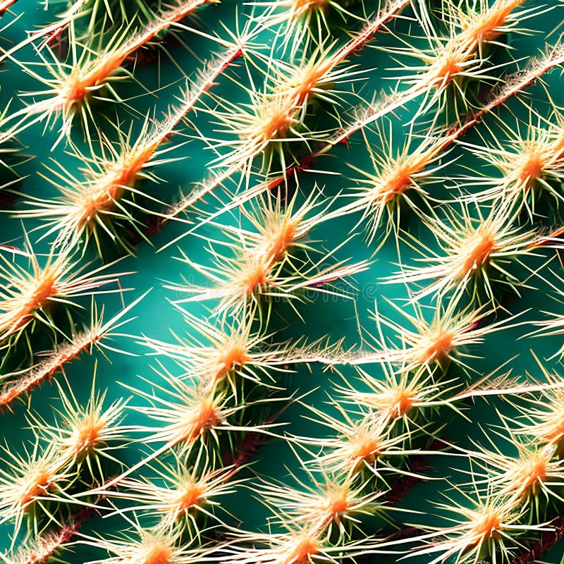 A Prickly and Rough Texture with Cactus Needles and Thorny Bushes1 ...