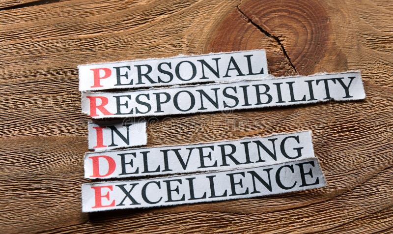 Pride acronym concept stock image. Image of motivation - 65691747