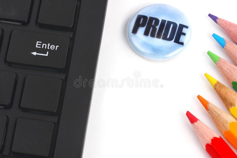 Pride button stock image. Image of symbol, yellow, green - 75930741